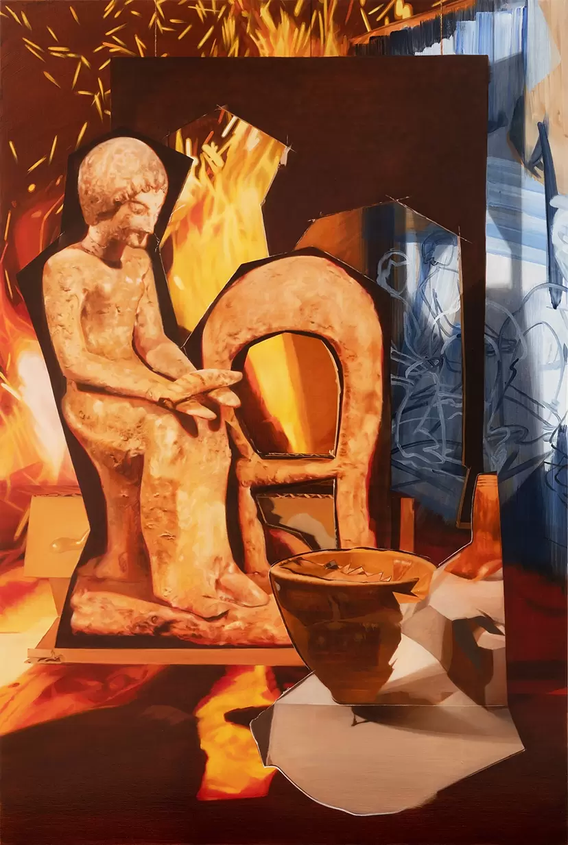 Bread, Fire, Cooking by 熊倉涼子 | 現代アートの販売・通販 | ArtSticker