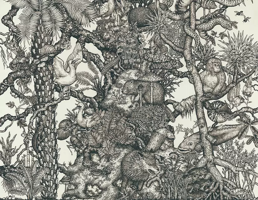 [Reproduction] Forest -bottom- by TOMOAKI MURAYAMA | Online art store ...