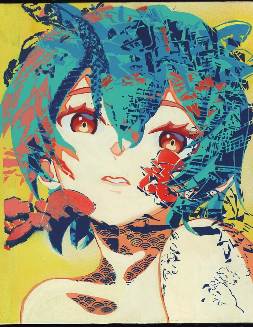 Ctrl+V girl vol.1 by 馬田 圭佑 | 現代アートの販売・通販 | ArtSticker