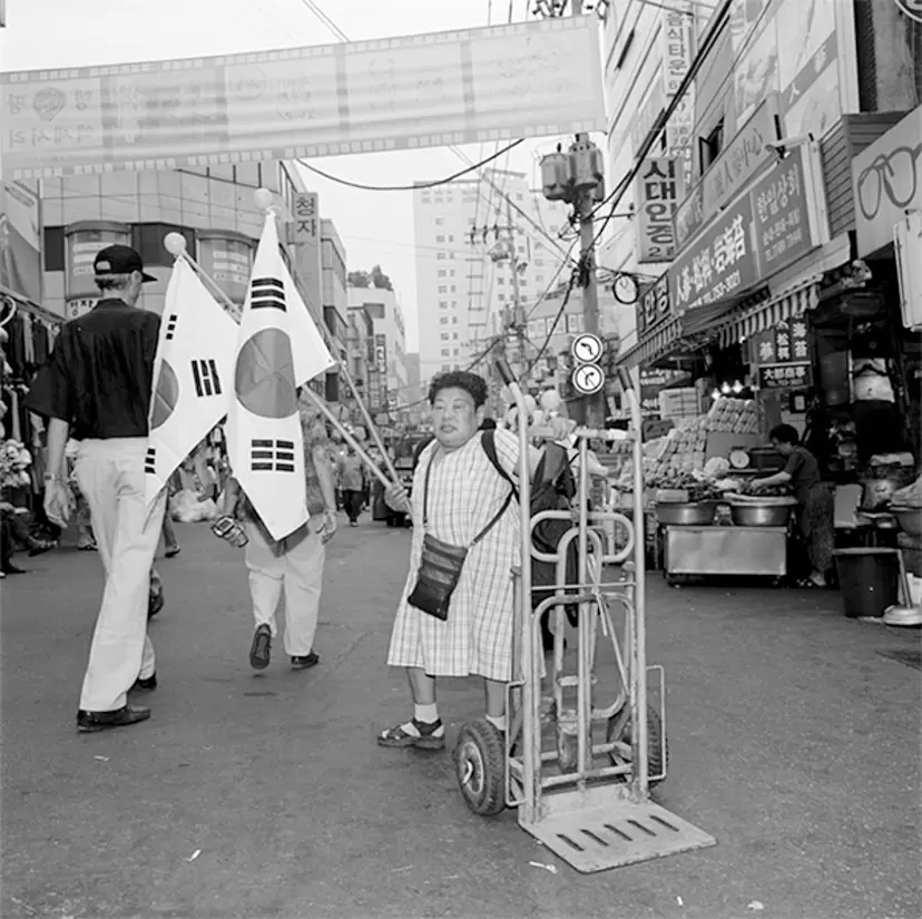 The Taegeukgi Grandmother (Namdaemun Market), by Area Park | 現代アートの販売 ...