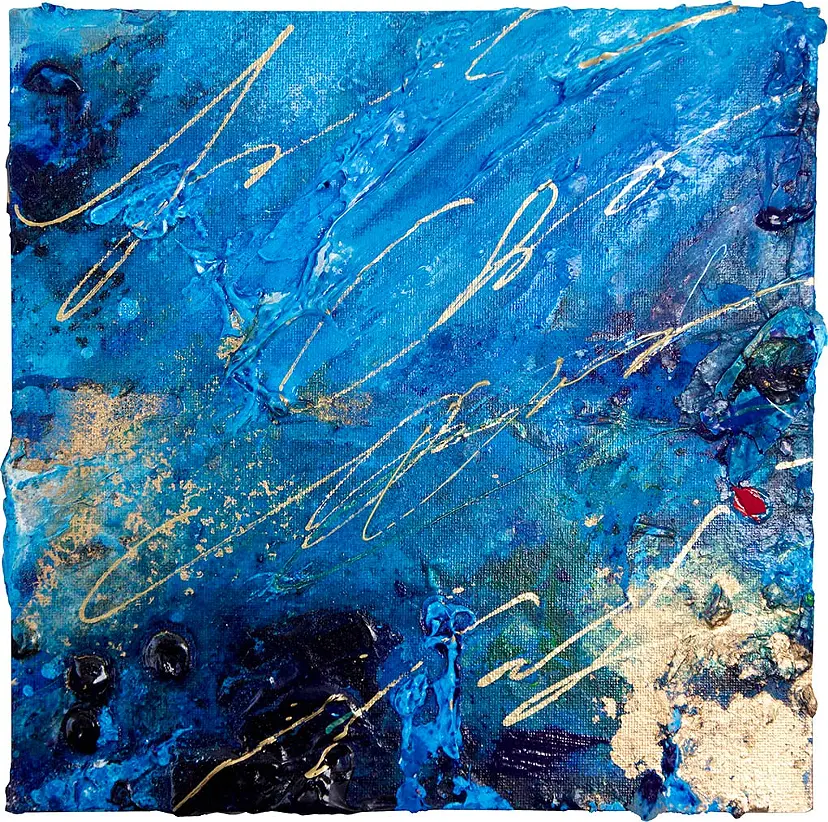 Letter from blue by ayaka nakamura | 現代アートの販売・通販 | ArtSticker