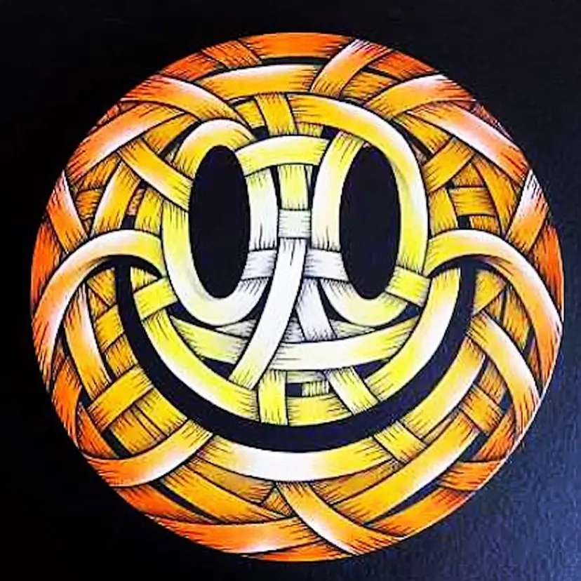 Ribbon Smiley by Otto Schade（オット シャード） | 現代アートの販売・通販 | ArtSticker