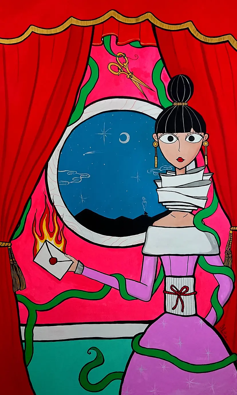 君の一日 ~はさみの行方~ by Ochiro | 現代アートの販売・通販 | ArtSticker