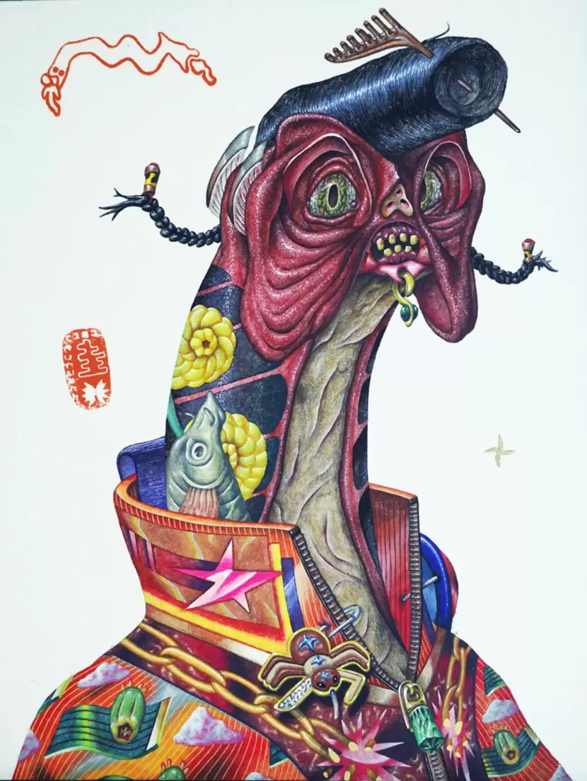 Explorer Portrait - Punk Pilot by 黃子杰 Zih-Jie,Huang | 現代アートの販売・通販 ...