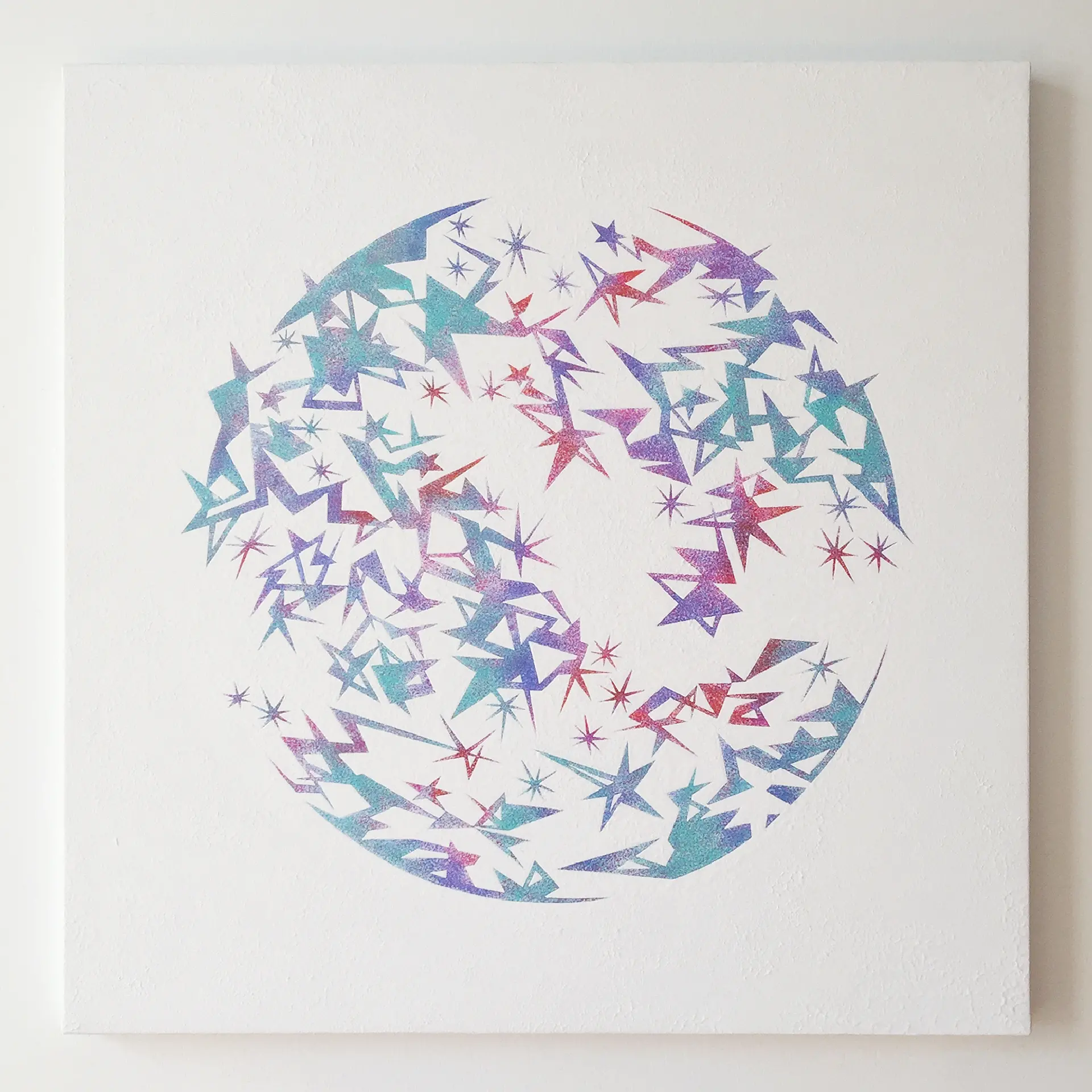 スターダスト・カモフラージュ005 | Stardust Camouflage 005 Circle by Orecho Honda | Online art store for ...