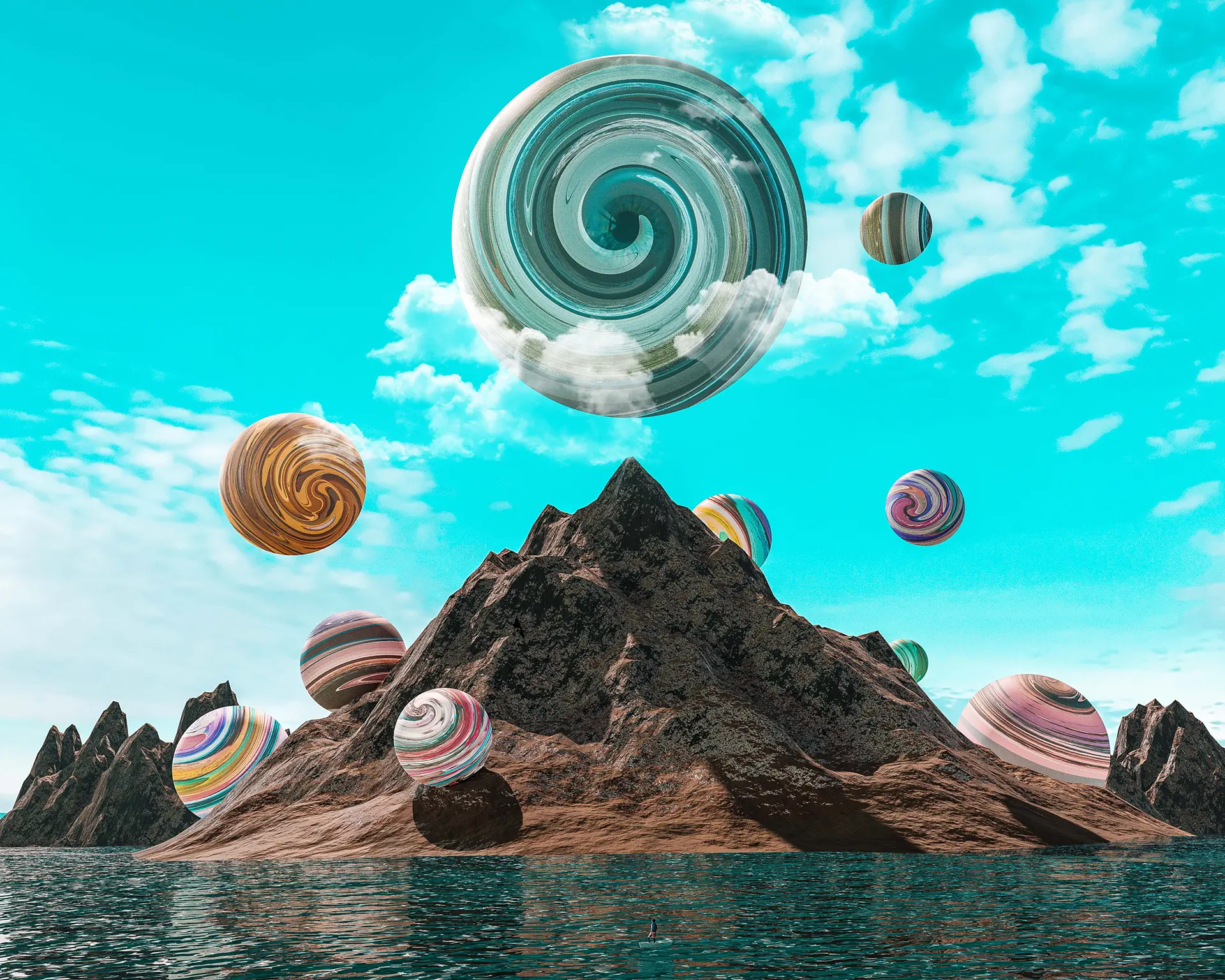 Ghost vortex : Mt by Tsuki | 現代アートの販売・通販 | ArtSticker