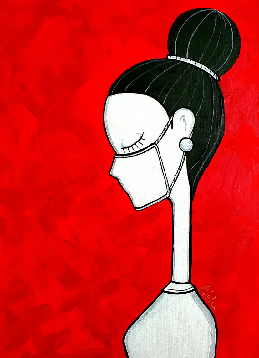 沈黙 by Ochiro | 現代アートの販売・通販 | ArtSticker