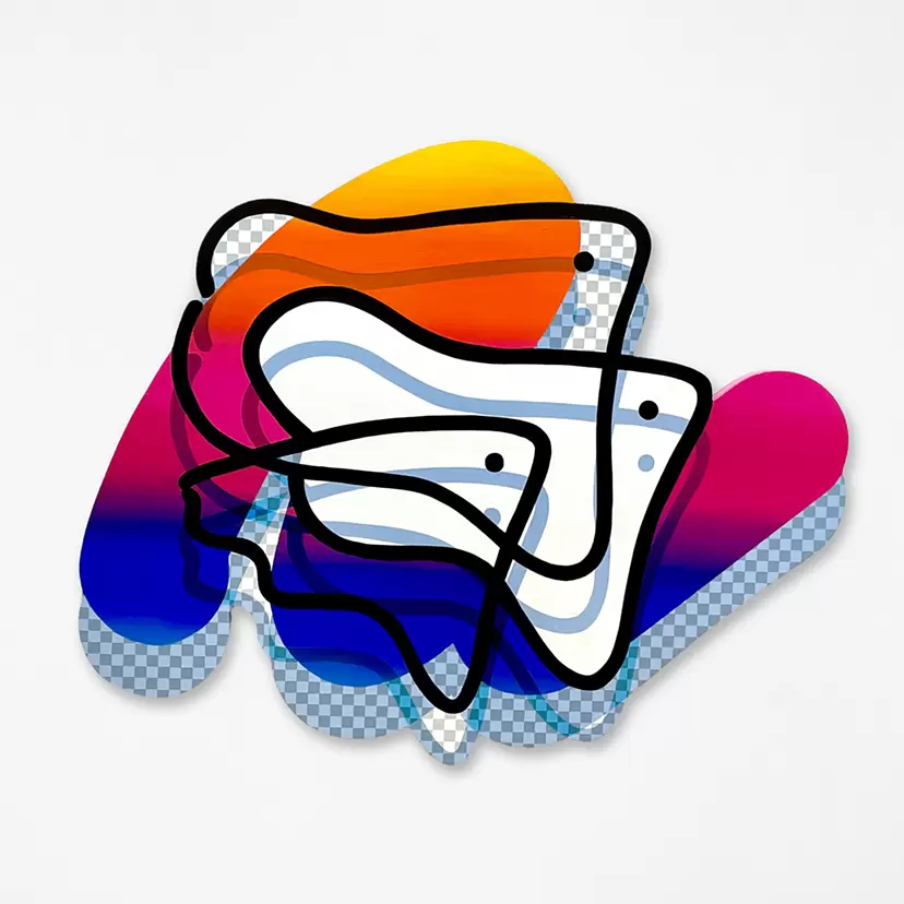 Overlap #2 by 海岸和輝 | 現代アートの販売・通販 | ArtSticker