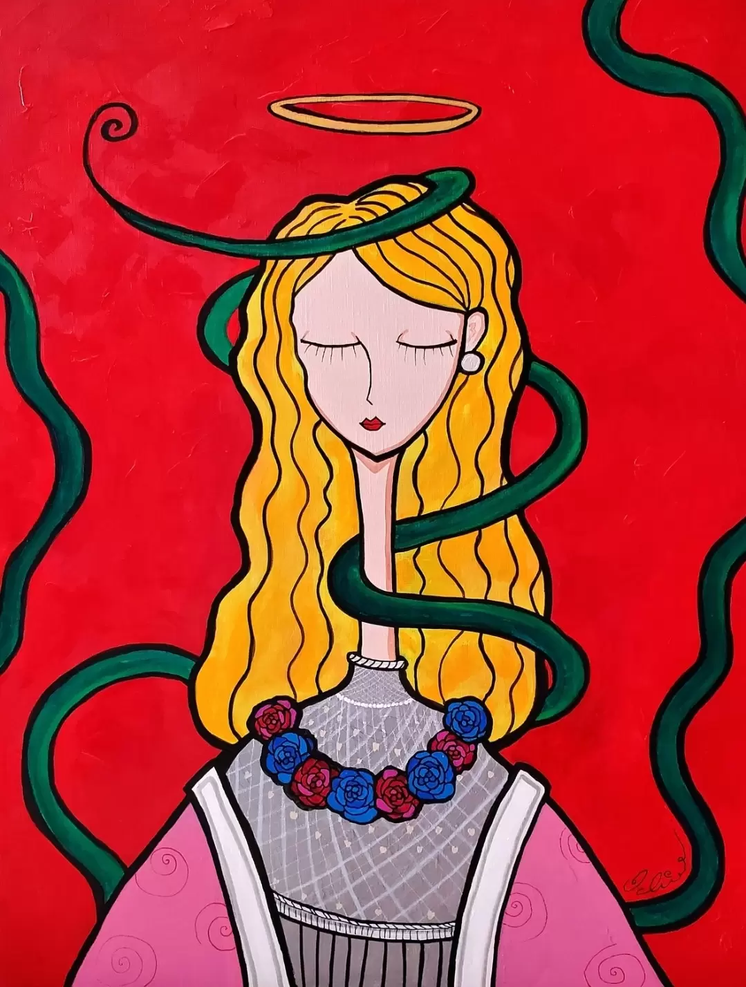 秘めた想い by Ochiro | 現代アートの販売・通販 | ArtSticker