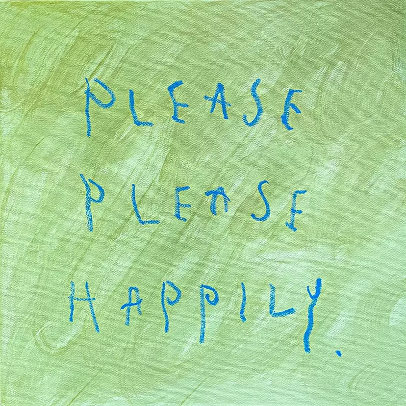 Please Happily by MOMO | 現代アートの販売・通販 | ArtSticker
