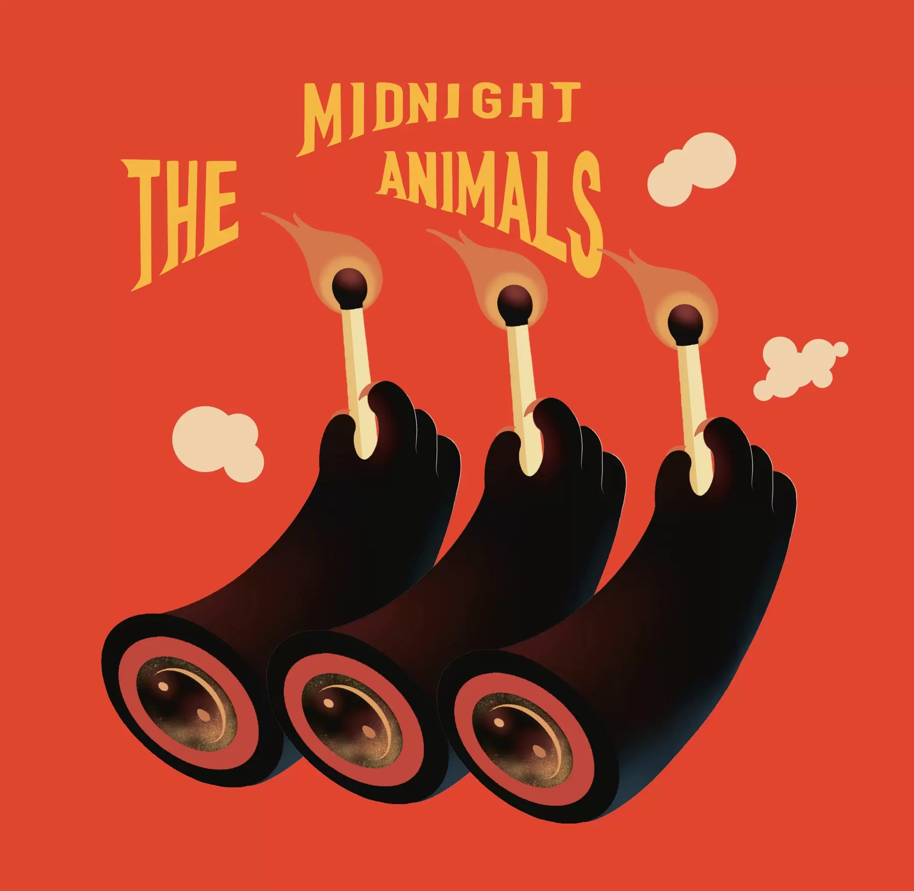 Midnight Animals: Fire 午夜の動物 - 火 by 查克林 | 現代アートの販売・通販 | ArtSticker