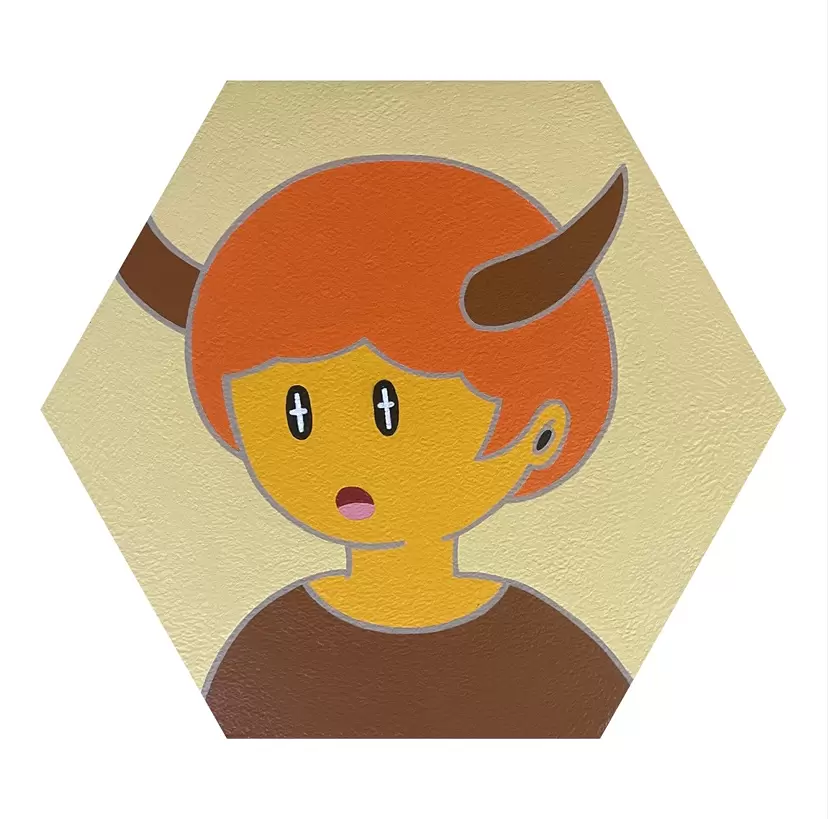 Toon Demon（Yellow） by 弓指貴弘 | 現代アートの販売・通販 | ArtSticker