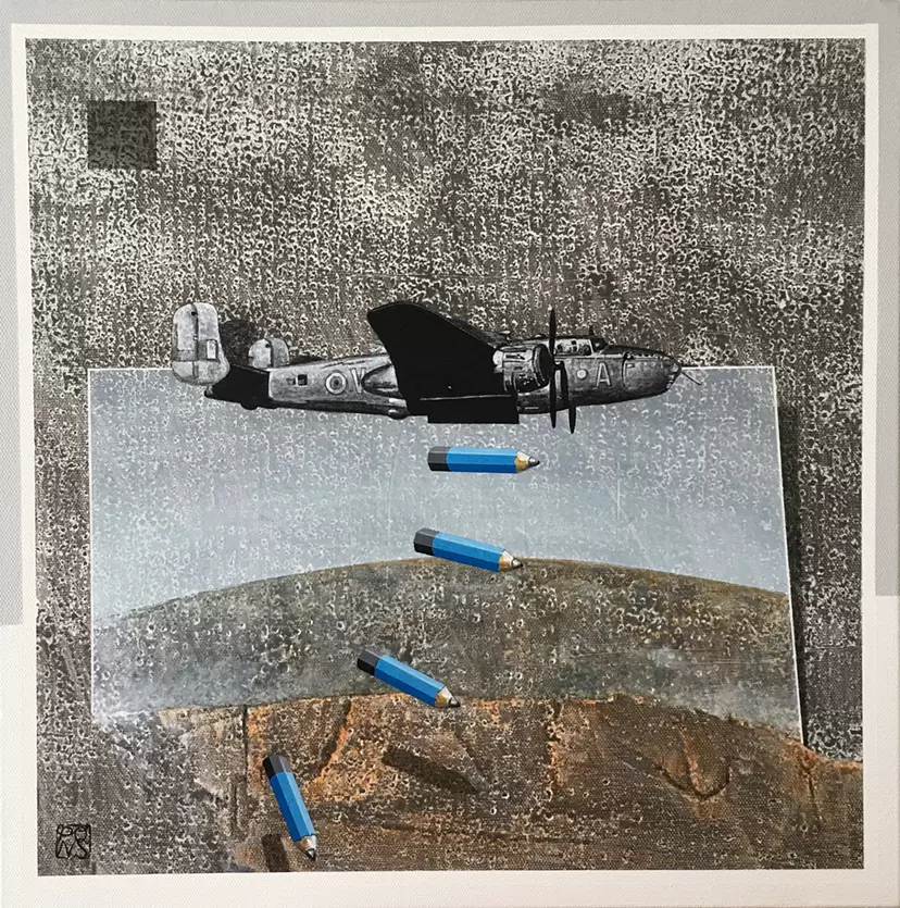 Pencils are weapons by Jean-Philippe Pons | 現代アートの販売・通販 | ArtSticker