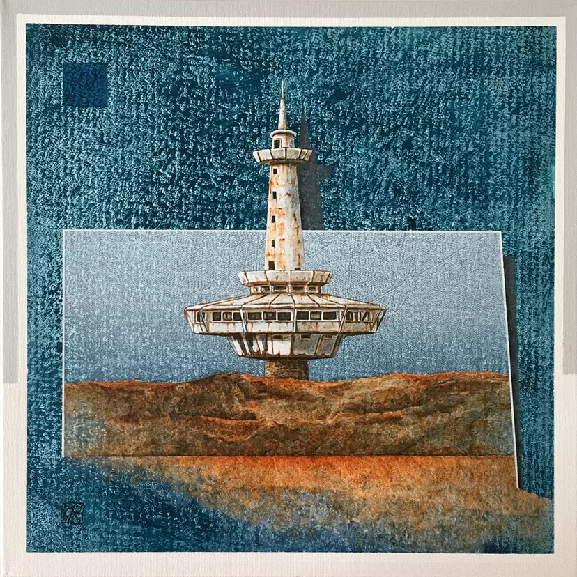 Piz Gloria lighthouse by Jean-Philippe Pons | 現代アートの販売・通販 | ArtSticker