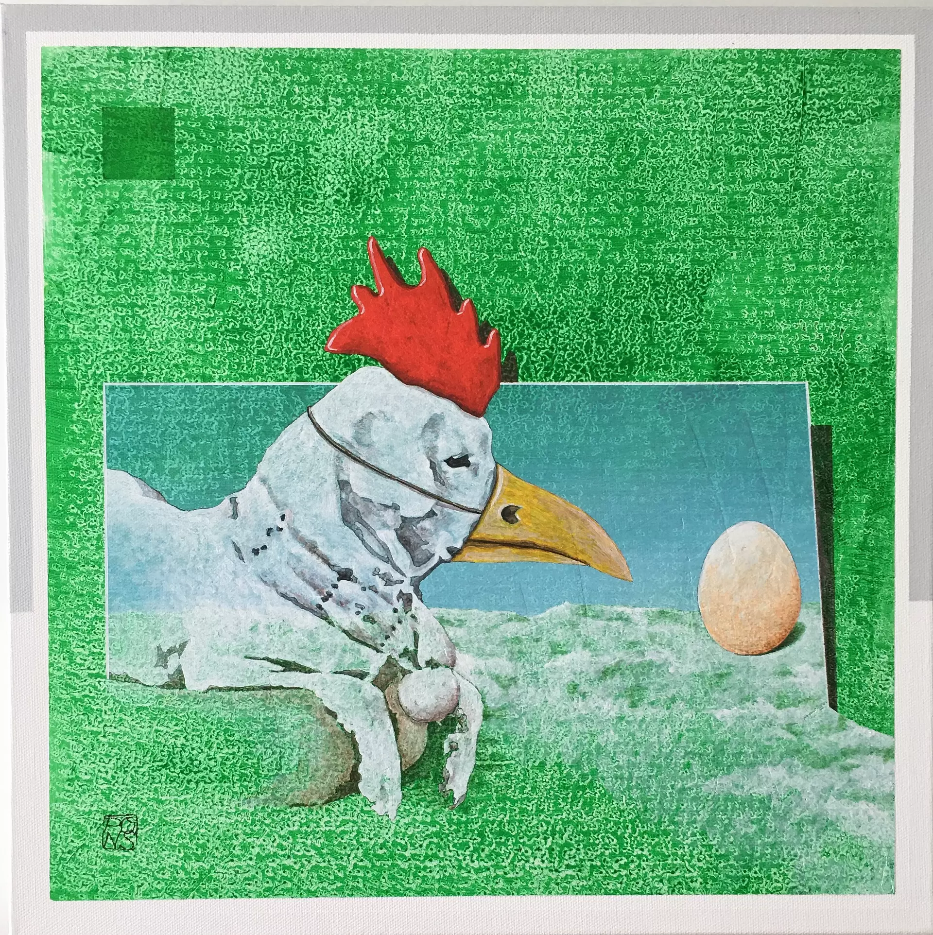 Rooster dog by Jean-Philippe Pons | 現代アートの販売・通販 | ArtSticker